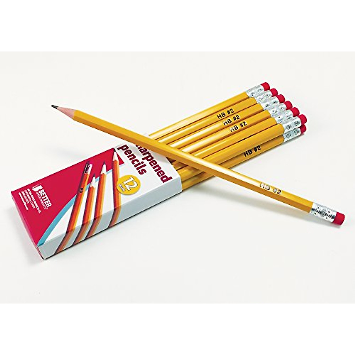 Better Office Products Pre-sharpened #2 Pencils, 144/box