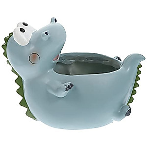 Cabilock 1pc Flowerpot Small Containers Decorative Planter Plant Pots Indoor Animal Plant Pot Indoor Pots for Plants Flower Pots for Indoor Plants Vase Pearlescent Ceramics Seedling Pot