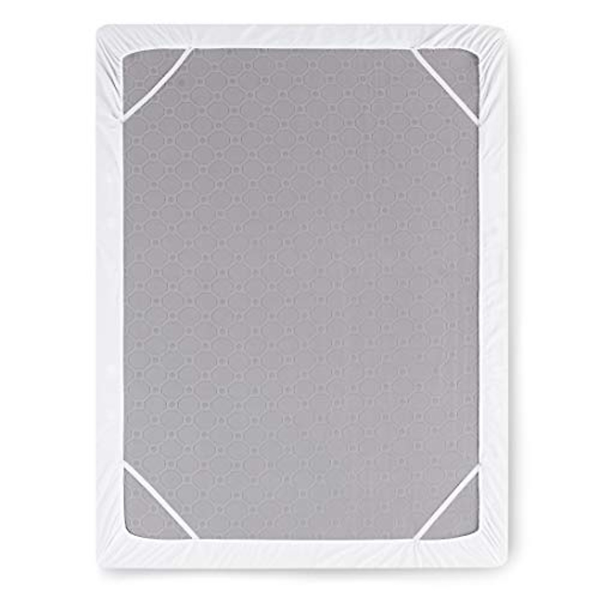 Nestl White California King Fitted Sheet, Extra Deep Pocket Cal King Fitted Sheet Only, 1800 Microfiber Fitted Bed Sheet, Ultra Soft Fitted Sheet California King Fits up to 24 Inch Mattress