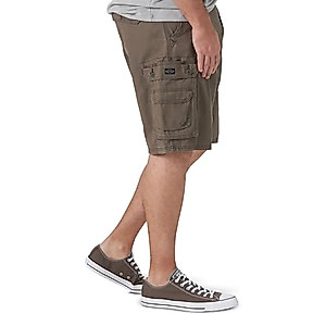 Lee Men's Big and Tall New Belted Wyoming Cargo Short, Vapor, 48