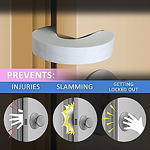 Door Pinch Guards (6 Pack) Baby Proof Doors Extra Soft Foam, Sleek Design, Child Safety, Baby Safety Finger Protectors - Jool Baby