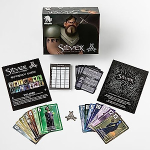 Silver, Fun, Competitive, and Strategic Card Game, Fun for Family Game Night