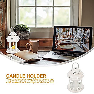 1pc Delicate Iron Candle Holder Stylish Iron Candlestick Handy Candle Holder for Home/Wall/Room Decor