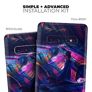 DesignSkinz Liquid Abstract Paint Remix V36 Protective Vinyl Decal Wrap Skin Cover Compatible with The Samsung Galaxy S20 (Screen Trim & Back Glass Skin)