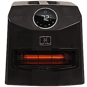 Heat Storm HS-1500-IMO Portable Infrared Heater, 10 lbs, Mojave Black