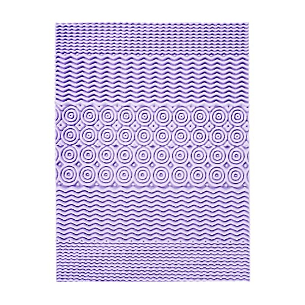 Mellow 3 Inch 5-Zone Memory Foam Mattress Topper, Soothing Lavender Infusion, Queen