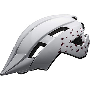 Bell Sidetrack II Youth Youth Bike Helmet - Stars Gloss White (2022), Universal Youth (50-57 cm)