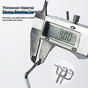 Cuyacili 3PCS Pegboard Hat Display Helmet Hat Ball Holder Motorcycle Pegboard Helmet Stand Wall Mount Holder Home Storage Rack Hat Organizer Hanger for Shop Office Yard Gardens Wall Display