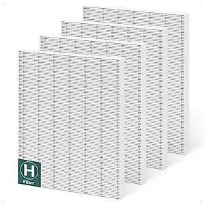 4 Pack 116130 True HEPA Replacement Filter H for Winix 5500-2, 5300-2, C535, 5300, 6300, 6300-2, P300, AM80, AM90, C909 and 9800 Air Purifier by PETOX