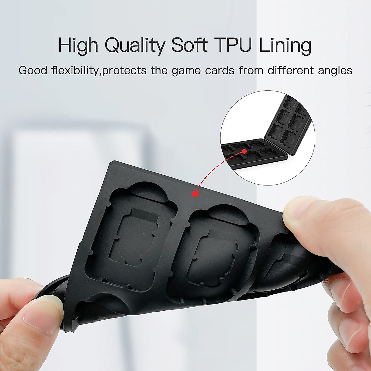 UFOPETIE 12 in 1 Game Card Case for Nintendo Switch Paw Switch Game Case Nintendo Switch Game Storage,Nintendo Switch Game Card Case Gift for Kids