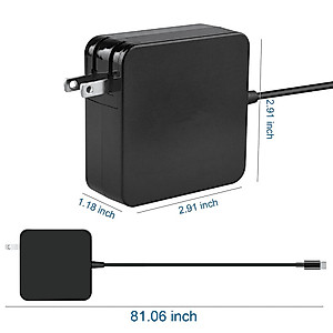 Dysead AC Adapter Compatible with Dynabook Portege X40-J X40-J1431 X40-J1437 X40L-K USB-C Power PSU