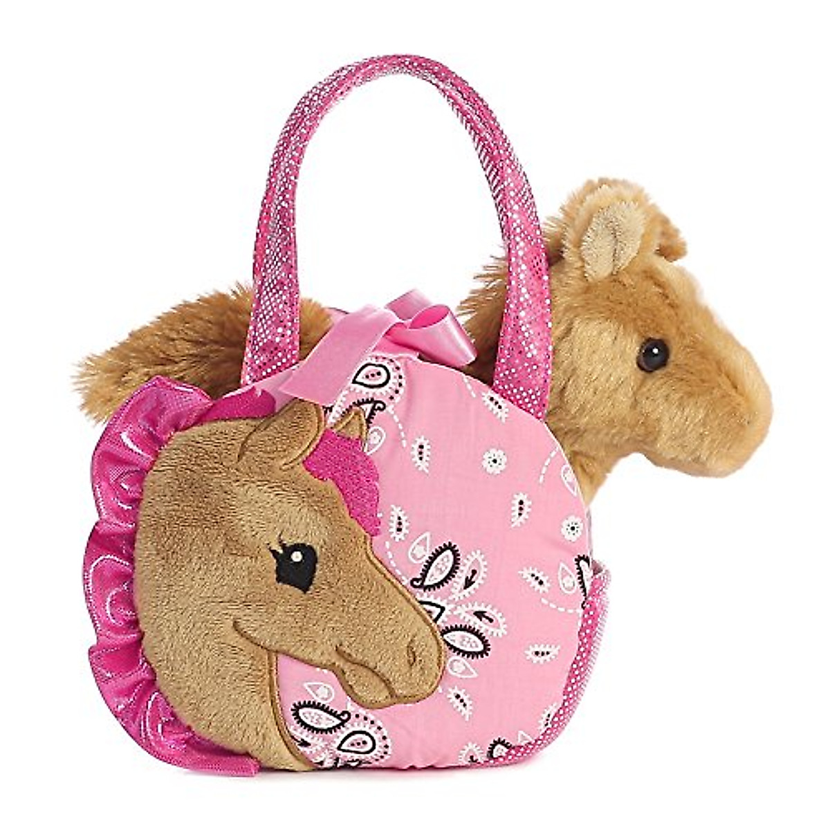 Aurora® Fashionable Fancy Pals™ Pretty Pony Stuffed Animal - On-The-go Companions - Stylish Accessories - Multicolor 5.5 Inches