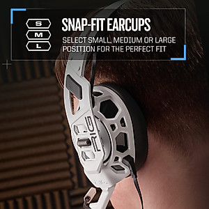 RIG 500 PRO HS GEN 2 Competition Grade PlayStation Gaming Headset for PS4, PS5 and Nintendo Switch - 50mm Speaker Drivers - Flip-to-Mute Microphone - White