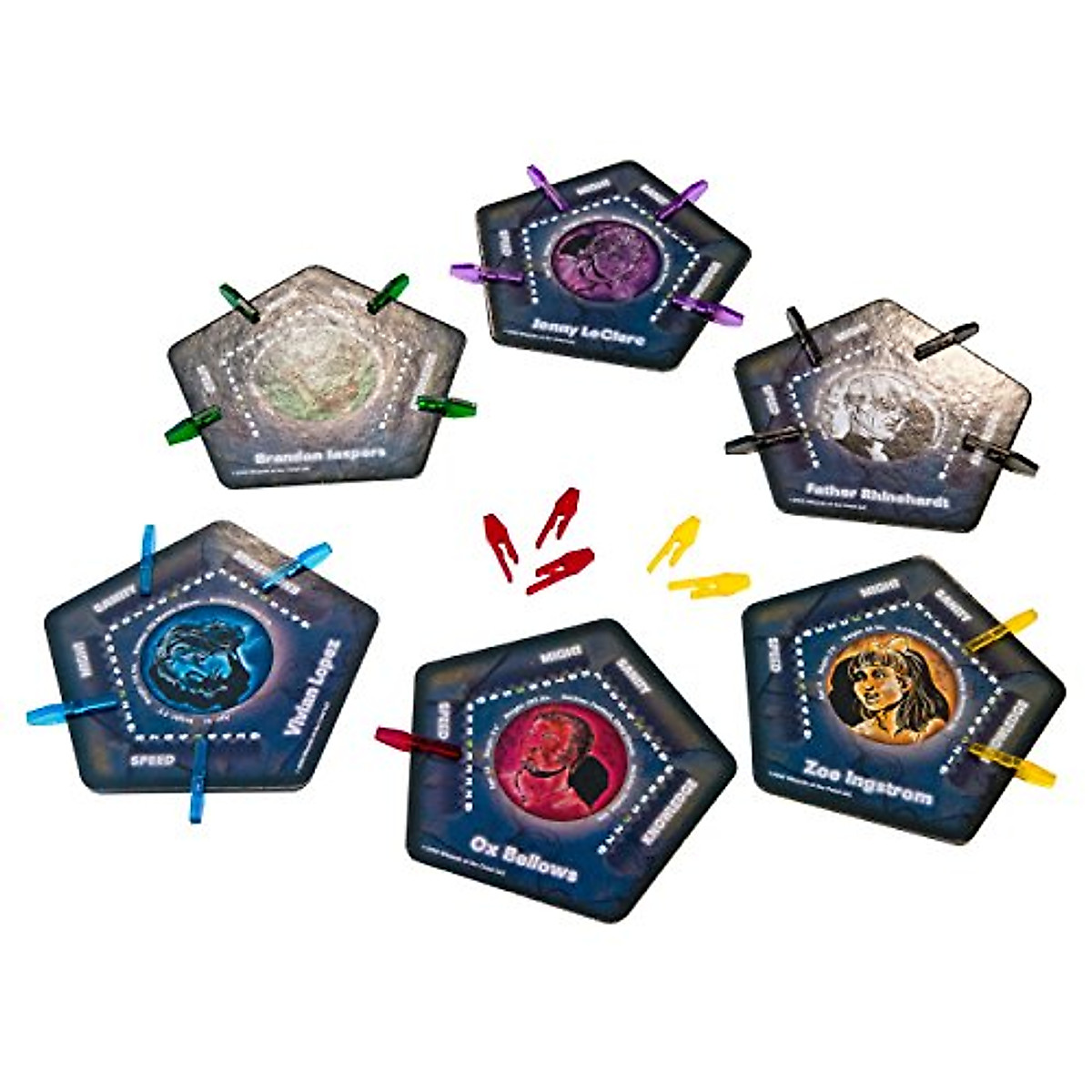 The Broken Token - Betrayal at House on the Hill 2nd ed, 3rd ed, and Baldur's Gate and Expansions Wooden Game Organizer - Wooden Game Organizer Box with Multiple Trays