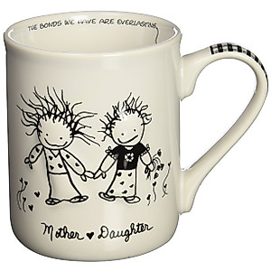 Enesco Mom (from Daughter) Mug, 1 Count (Pack of 1), Multicolor