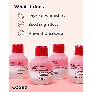 COSRX Acne Blemish Spot Drying Lotion 1.01 fl. oz / 30ml Dry and Reduce Blemish Spot, Pimple, Whitehead, Spot Treatment