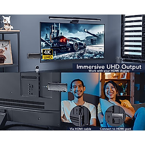 KAMRUI Mini PC Stick Windows 11 Pro, 8GB DDR4 128GB eMMC J4125 Intel Celeron (Up to 2.7GHz) Computer Stick Support 4K HDMI, 2.4G/5G WiFi BT4.2, USB3.0 Pocket Computer for Office Business Trip