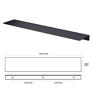 Floating Shelves, Room Decor Wall Mounted Storage Shelves, Solid Rustic Wall Shelves for Bedroom, Bathroom, Living Room, Kitchen, Laundry, Office