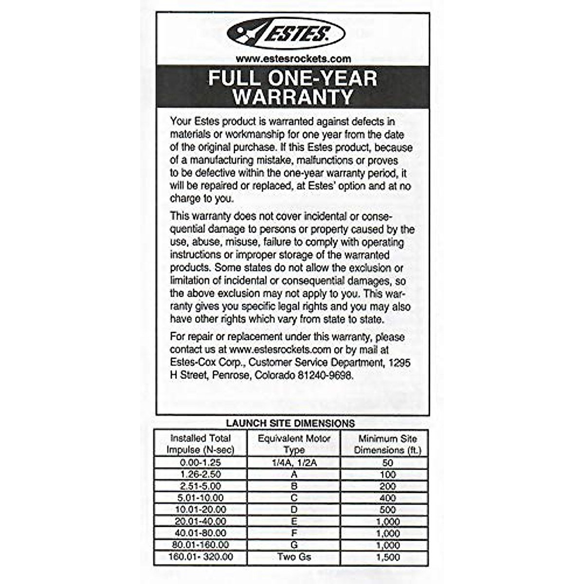 United Model C6-5 Engine Bulk Pack, Includes 24 Model Rocket Engines