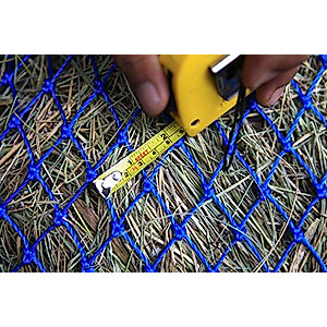 T TEKE Ultra Slow Hay Feeder hay nets, 39" Length with 1"±1/4“ Feeding Holes, Horse Supplies Hay Bags for Horses, Goats, with an Extra spared Cord