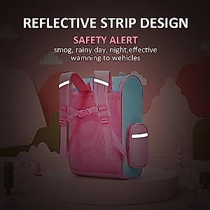 BUTI4WLD Unicorn Backpacks for Girls - 16inch Cute Lightweight Preschool Backpacks for Girls Pink Bookbags Elementary Kindergarten Children's School Bookbags