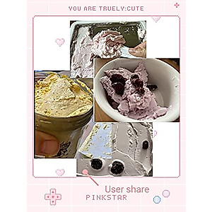 ice cream maker for kids Duomid rolled ice cream maker machine,with 2shovels,homemade rolled ice cream,frozen yogurt machine,instant gelato pan/roll,sorbetmachine,gelato maker,plate freezer bowl,parent-child interactive DIY ice cream maker gift