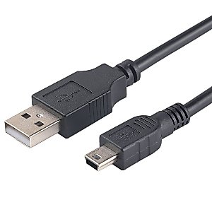 Sqrmekoko Power Cord Wire Mini USB Cable Compatible with Blue Yeti USB Mic Black Out, Blue Yeti MIC Recording Microphones, Blue Yeti Pro USB Microphone, Blue Snowball iCE USB Mic-2.6ft