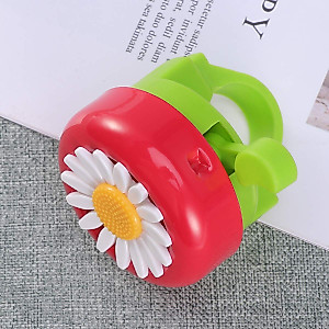 BESPORTBLE Bicycle Bell Ring for Boys Girls Bike Bell Cute Bicycle Ring Bell Accessory - Red Green