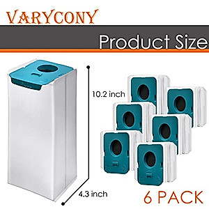 VCA-ADB95 Bespoke Jet Clean Station Dust Bag Compatible with Samsung VCA-ADB95 Bespoke Jet Clean Station Vacuum Accessories Parts, VS20A95923W/AA 6 Pack