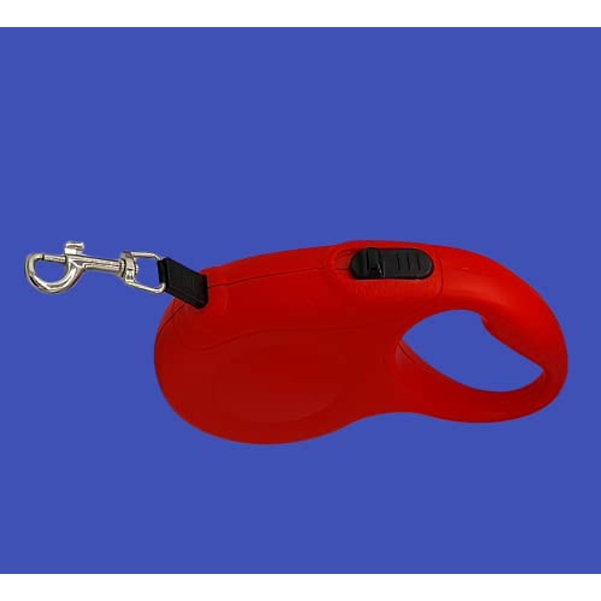 360° Tangle-Free Heavy Duty Retractable Dog Leash with Anti-Slip Handle, 16.4 ft Strong Nylon Tape, One-Handed Brake, Pause Lock Red