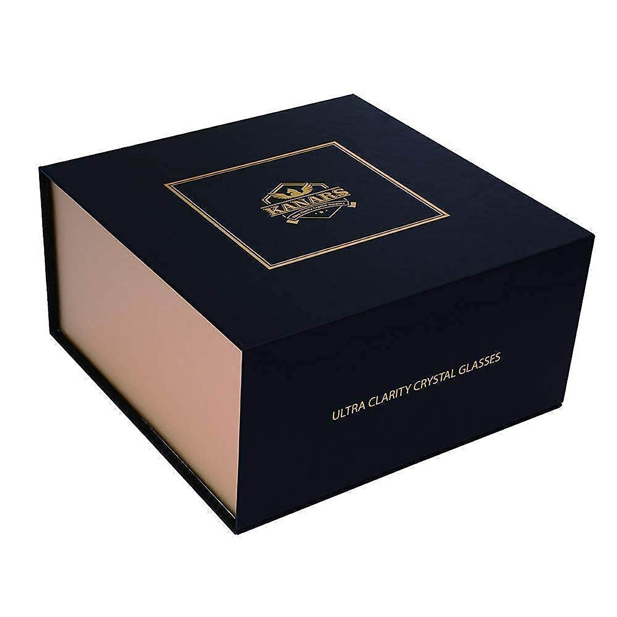 KANARS Old Fashioned Whiskey Glasses And Twisted Rocks Tumblers Set - 10 Oz Rocks Barware For Scotch, Bourbon, Liquor and Cocktail Drinks - Set of 8