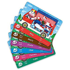 Nintendo France SARL Animal Crossing: New Leaf - Welcome Pack Sanrio - Amiibo 6 Card (Multi), Black, 2003266