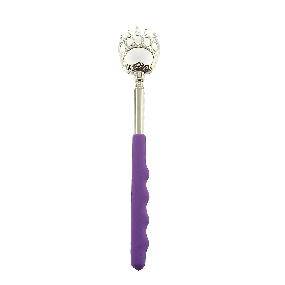 8 Pieces Back Scratchers Telescopic Bear Claw Back Itching Scratcher Scalp Hand Massager Tool with Wave Handles(Random color) (8)