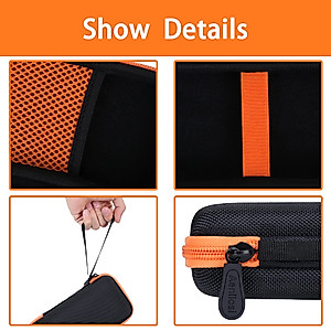 Aenllosi Hard Carrying Case Compatible with Solar Power Bank Qi Charger 10,000mAh