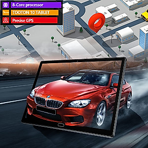 Android Tablet 10.1 Inch 64GB Storage 4GB Ram, 2024 Latest Tablet with Octa-Core Chip, 512GB Expandable 13MP Camera, 6000mAh Battery, GPS, Bluetooth, WiFi, USB-C, HD Touchscreen Tablets(Gray)