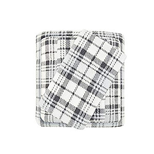 Sleep Philosophy True North Micro Fleece Bed Sheet Set, Warm, Sheets with 14" Deep Pocket, for Cold Season Cozy Sheet-Set, Matching Pillow Case, King, Grey Plaid, 4 Piece