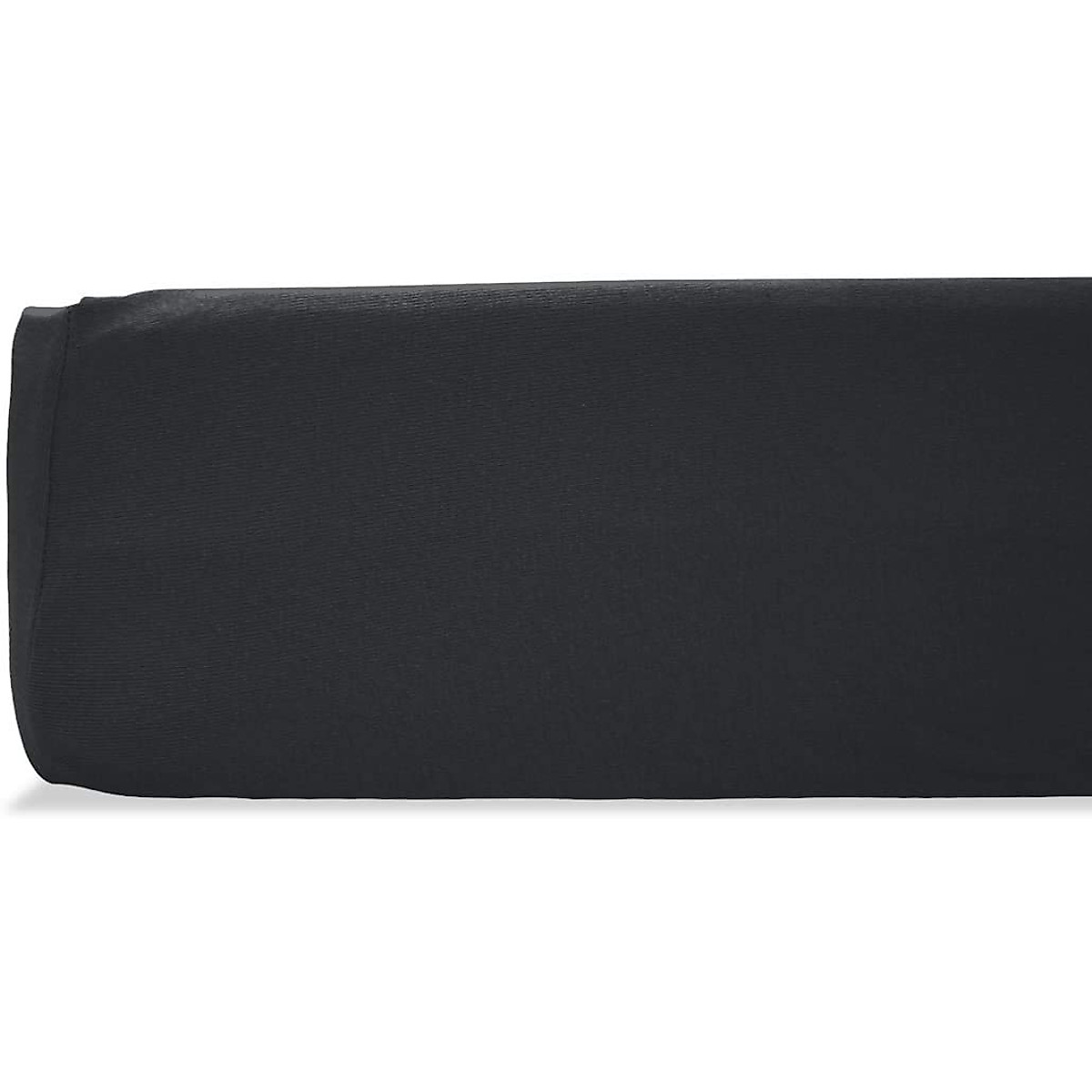 Betty Dain Stretch Jersey Knit Baby Crib Fitted Sheet, 100% Cotton, Elasticized Cover, Deep Corner Pockets, Fits Crib Mattresses Snugly, Machine Washable, Black, 52 x 28 inches