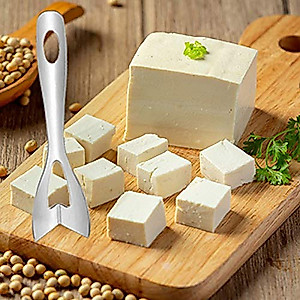 WarmHut Set of 3 Cheese Slicer, Stainless Steel Cheese Slicer Plane Knives, Cheese Cutter, Butter Spreader Knife - for Soft, Semi-hard Cheeses Kitchen Tool