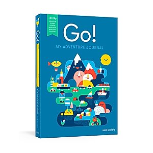 Go! (Blue): A Kids' Interactive Travel Diary and Journal (Wee Society)