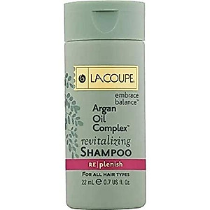 Lacoupe Argan Oil Complex Revitalizing Shampoo - 0.75 Oz - Set of 18 - Total 13.5 Oz