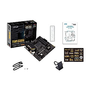 ASUS TUF Gaming A520M-PLUS (WiFi) AMD AM4 (3rd Gen Ryzen™) microATX Gaming Motherboard (M.2 Support, 802.11ac Wi-Fi, DisplayPort, HDMI, D-Sub, USB 3.2 Gen 1 Type-A and Aura Addressable Gen 2 headers)
