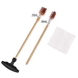 BOOSTEADY Compact Shotgun Cleaning Kit for 12 and 20 Gauge Shotguns Cleaning Kit Brush and Mop…