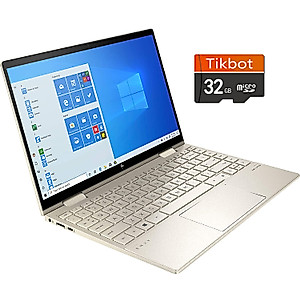 HP 2020 Envy x360 2-in-1 13.3" FHD IPS Touchscreen Laptop Intel Evo Platform 11th Gen Core i7-1165G7 8GB Memory 1024GB SSD Pale Gold - Backlit Keyboard -Fingerprint Reader -Thunderbolt - WiFi 6