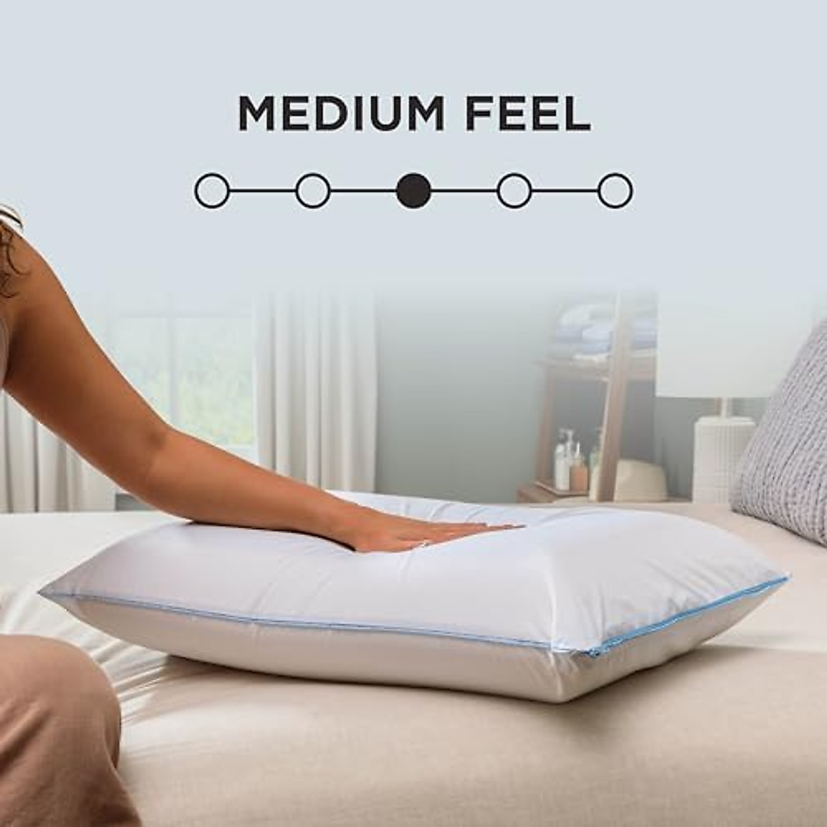 Tempur-Pedic TEMPUR-Cloud Dual Cooling Pillow, Queen, White