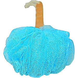2-Pack Shower Loofah Body & Back Scrubber - Exfoliating Loofah luffa loofa Bath Brush On a Stick - With Long Wooden Handle Back Brush For Men & Women - Easy Reach Body Wash & Lotion Applicator