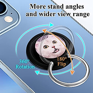 Phone Ring Grip Personalized Picture Design Cartoon Butterfly Phone Finger Grip Stand for Any Mobile Phone Tablet