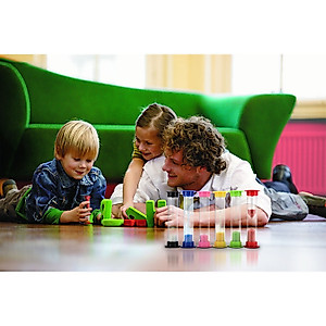 Multicolor Sandglass Timers - Small Colorful Sandglass Sand Clock Colored Timer Suit 30sec / 1min / 2mins / 3mins / 5mins / 10mins (6pcs) Mini Toy Hourglass Set for Kids at Home and School