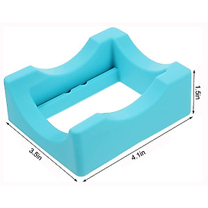 Silicone Cup Cradle for Tumblers with Built-in Slot and Felt Edge Squeegee, Tumbler Holder for Crafts Anti-Skidding Display Tumbler Stand, Small Cup Cradle Use to Apply Vinyl Decals