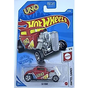 Hot Wheels - '32 Ford - Mattell Games 1/5 [red/UNO] #27/250