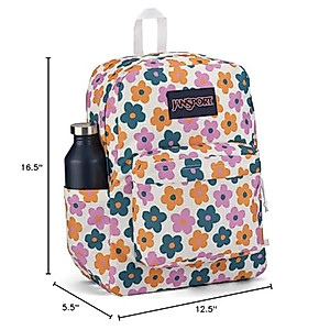 JanSport Superbreak Backpack - Durable, Lightweight Premium Backpack, Funky Floret